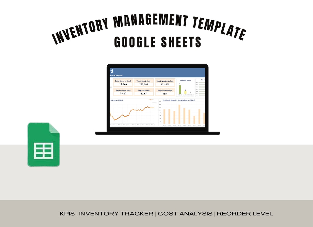 Inventory Management Template | Inventory Tracker | Inventory Profit ...