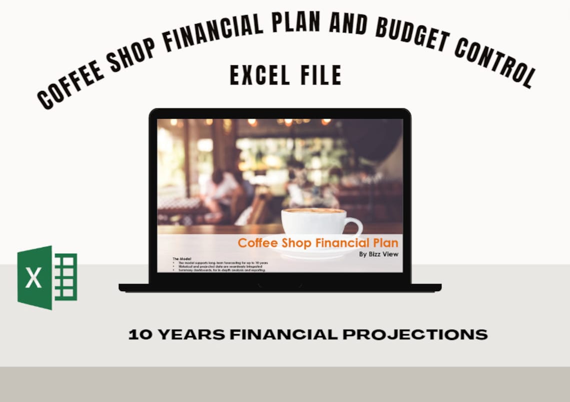 Coffee Shop Financial Plan and Budget Control - Excel File - Etsy