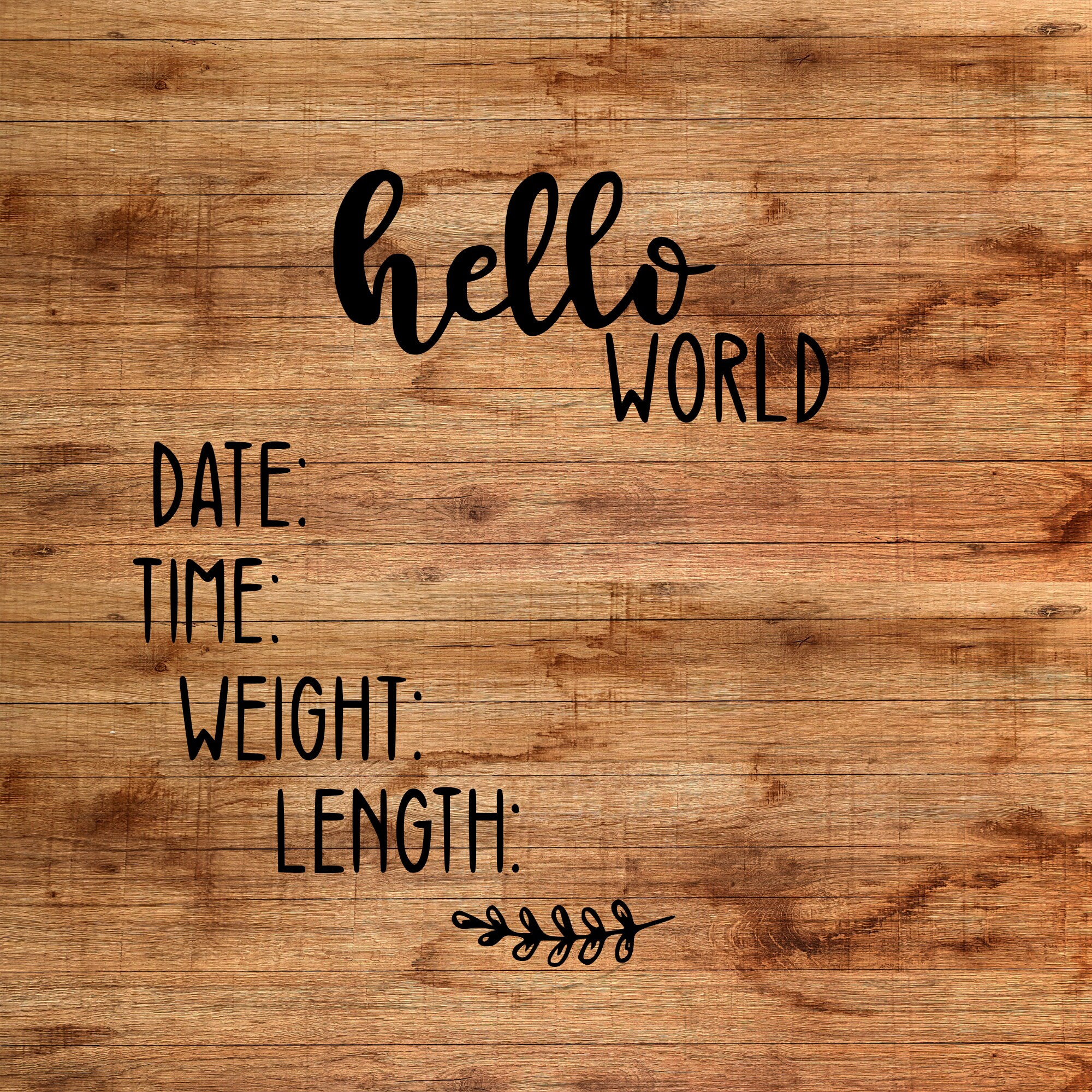 Birth Stat SVG, Birth Stat Disc, Baby Birth Info Svg, Baby Svg, SVG Cut ...