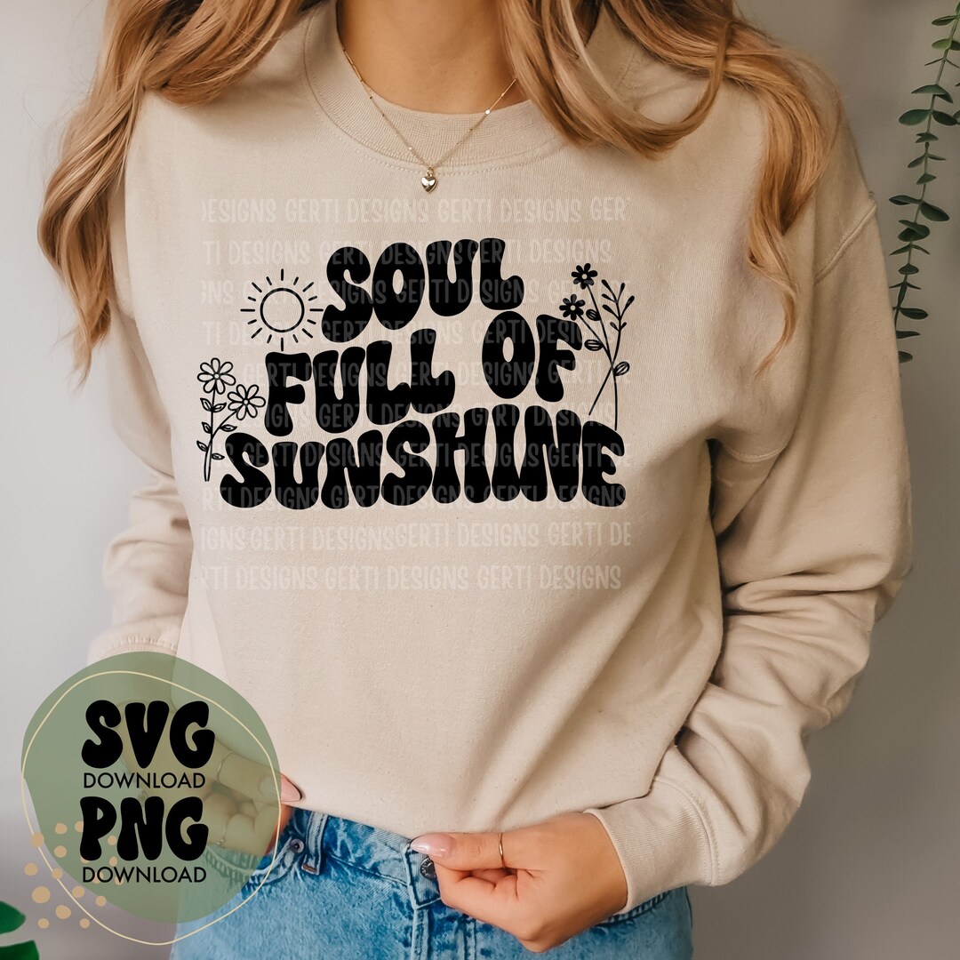 Sunshine Quote SVG: Inspirational Women's Design (digital Download) - Etsy