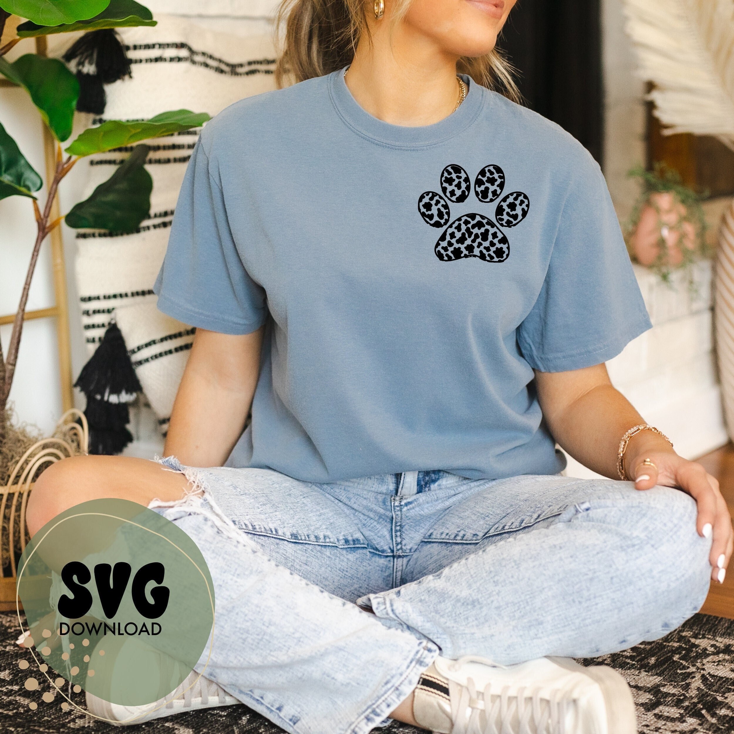 Paw Print Svg, Pattern Paw Print Svg, Animal Print Paw Print Svg, Cow ...