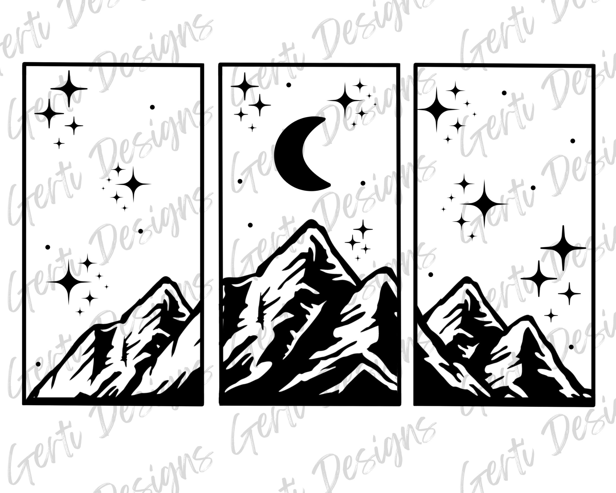 Nature Svg Nature Png Outdoors Svg Outdoors Png Night Sky - Etsy