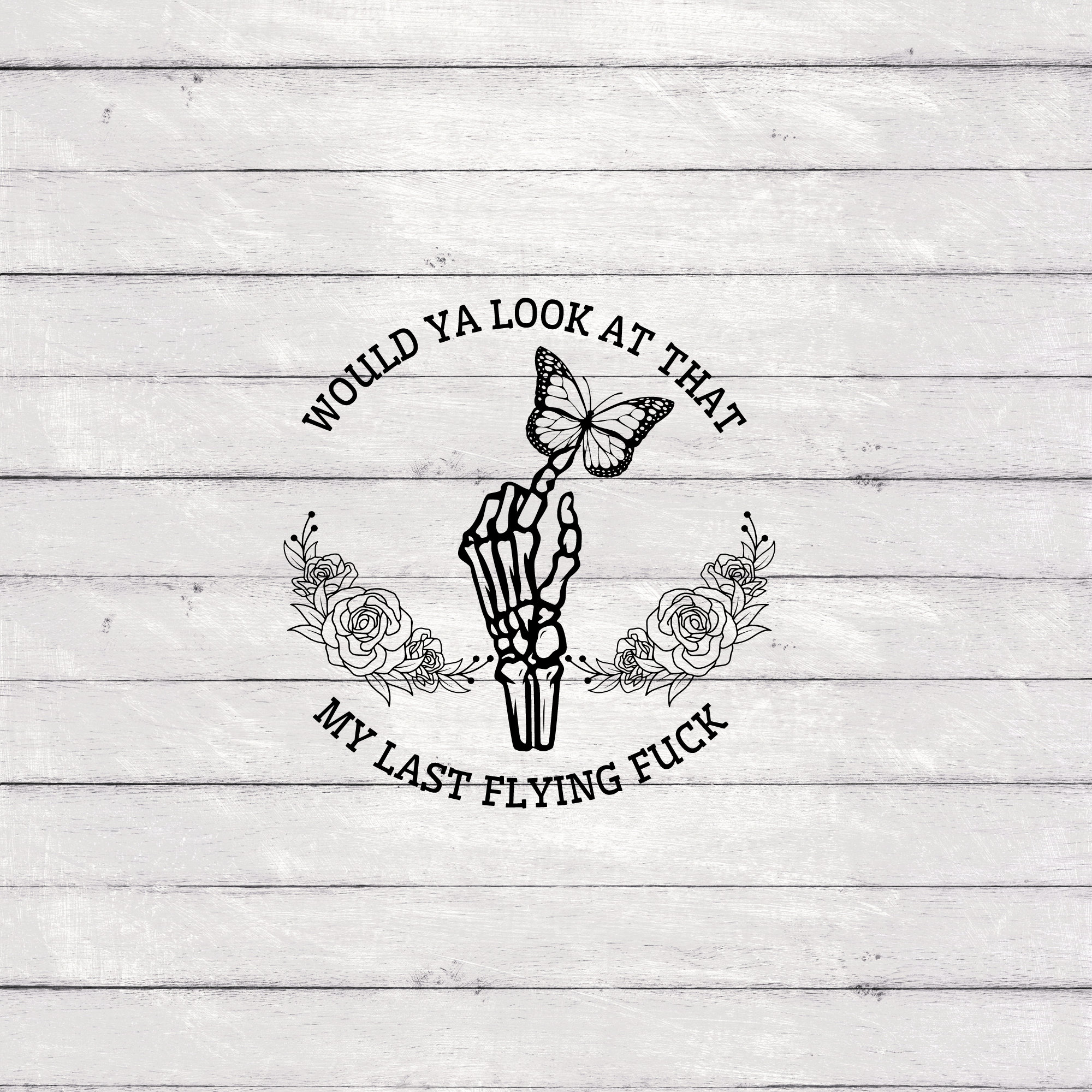 Dark Humour Svg, My Last Flying Fuck Svg, Fun Shirt, Popular Svg, Skull ...