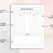 Rainbow Printable Daily Planner With Customizable Schedule and Large ...