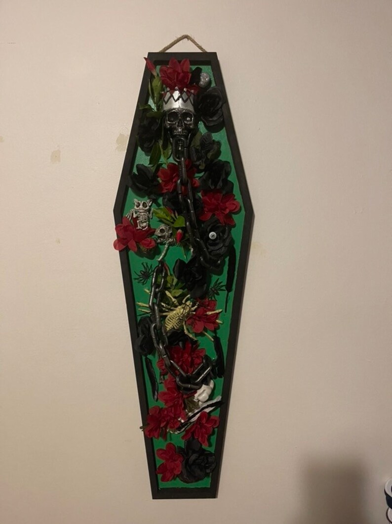 Gothic Halloween Art Wall Coffin - Etsy