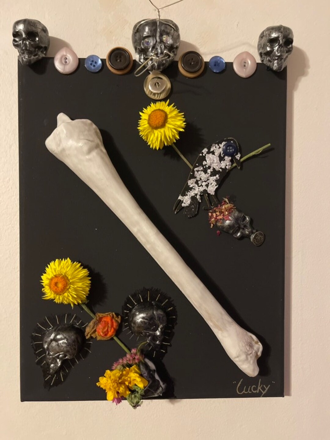 Gothic Oddities Wall Art Flowers - Etsy