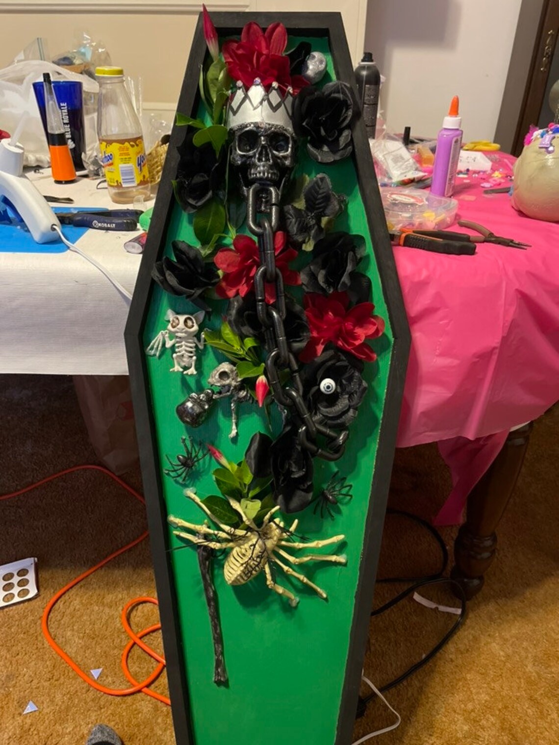 Gothic Halloween Art Wall Coffin - Etsy