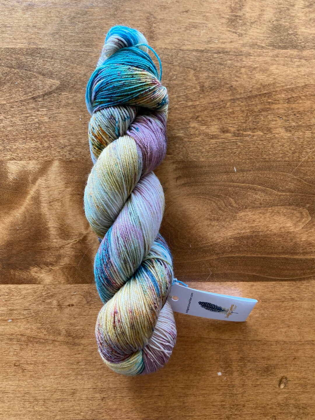 Yarn Destash Indigo Guinea Fiber Sparrow Sweater Weather, Fingering ...