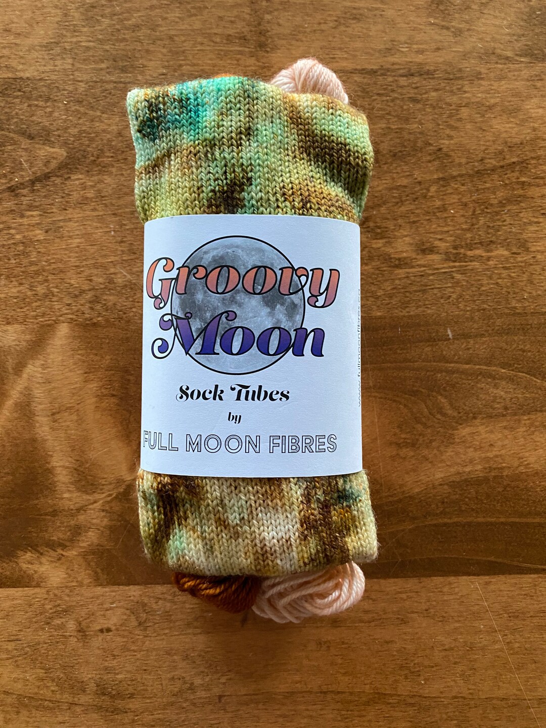 Yarn Destash Full Moon Fibres Groovy Moon Sock Tube Lakeside Coffee Date, Fingering Weight - Etsy