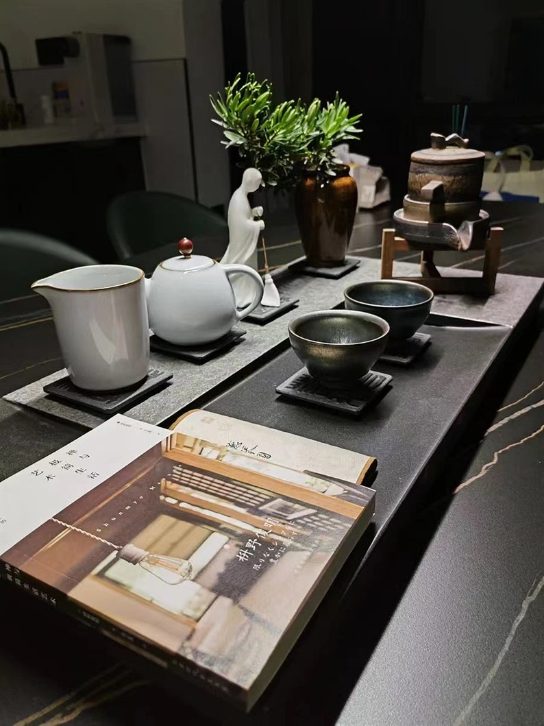 White Ceramic Sweeping Monk Statue Zen Gift Idea Zen Décor - Etsy