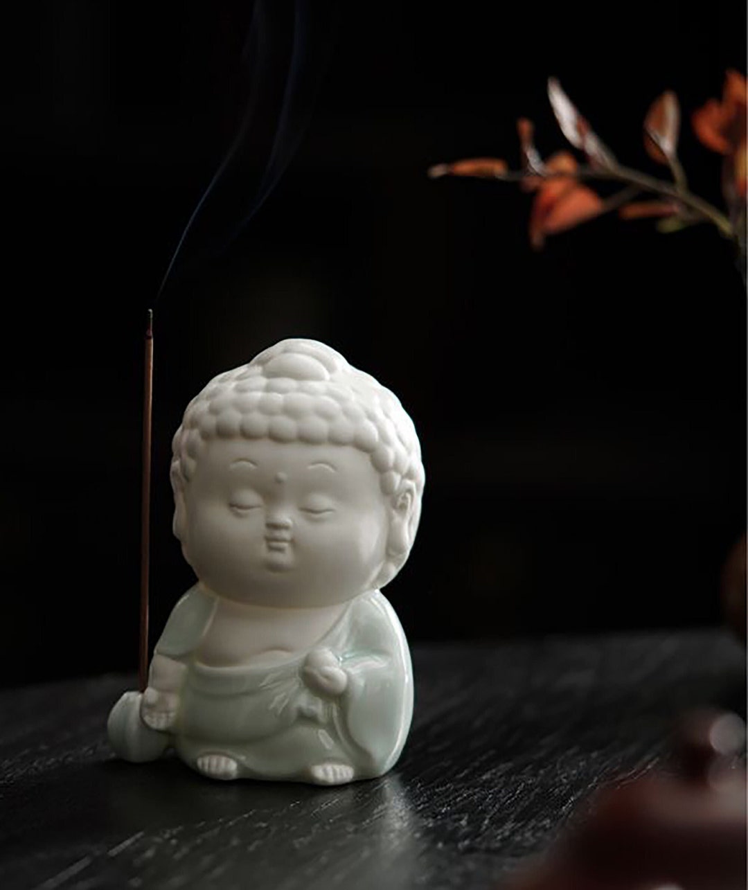 Mini Cute Ceramic Buddha Statue | Standing Buddha | Ceramic Sculpture ...