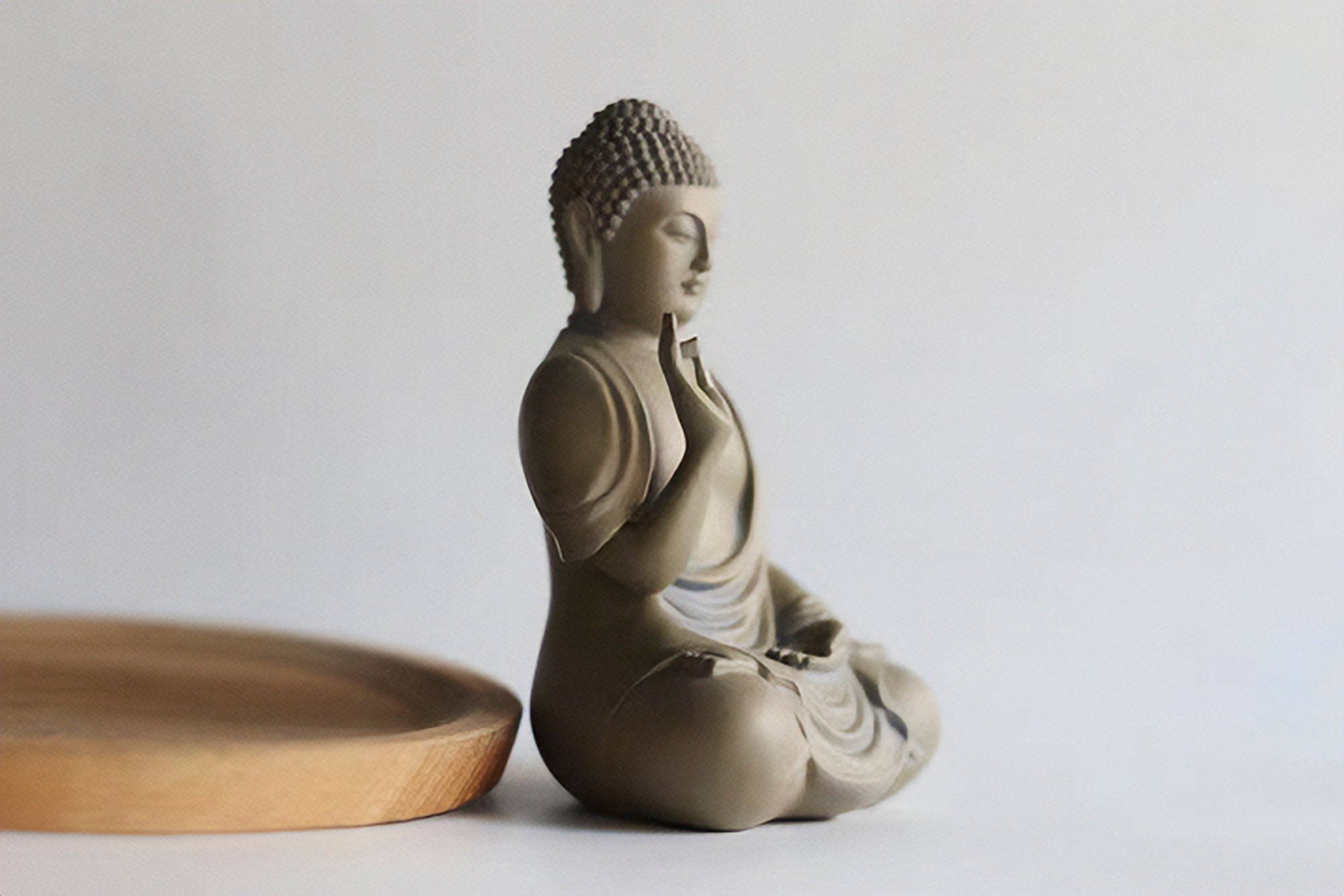 Mini Buddha Statue With the Vitarka Gesture Lotus Positon Buddha Bonsai ...