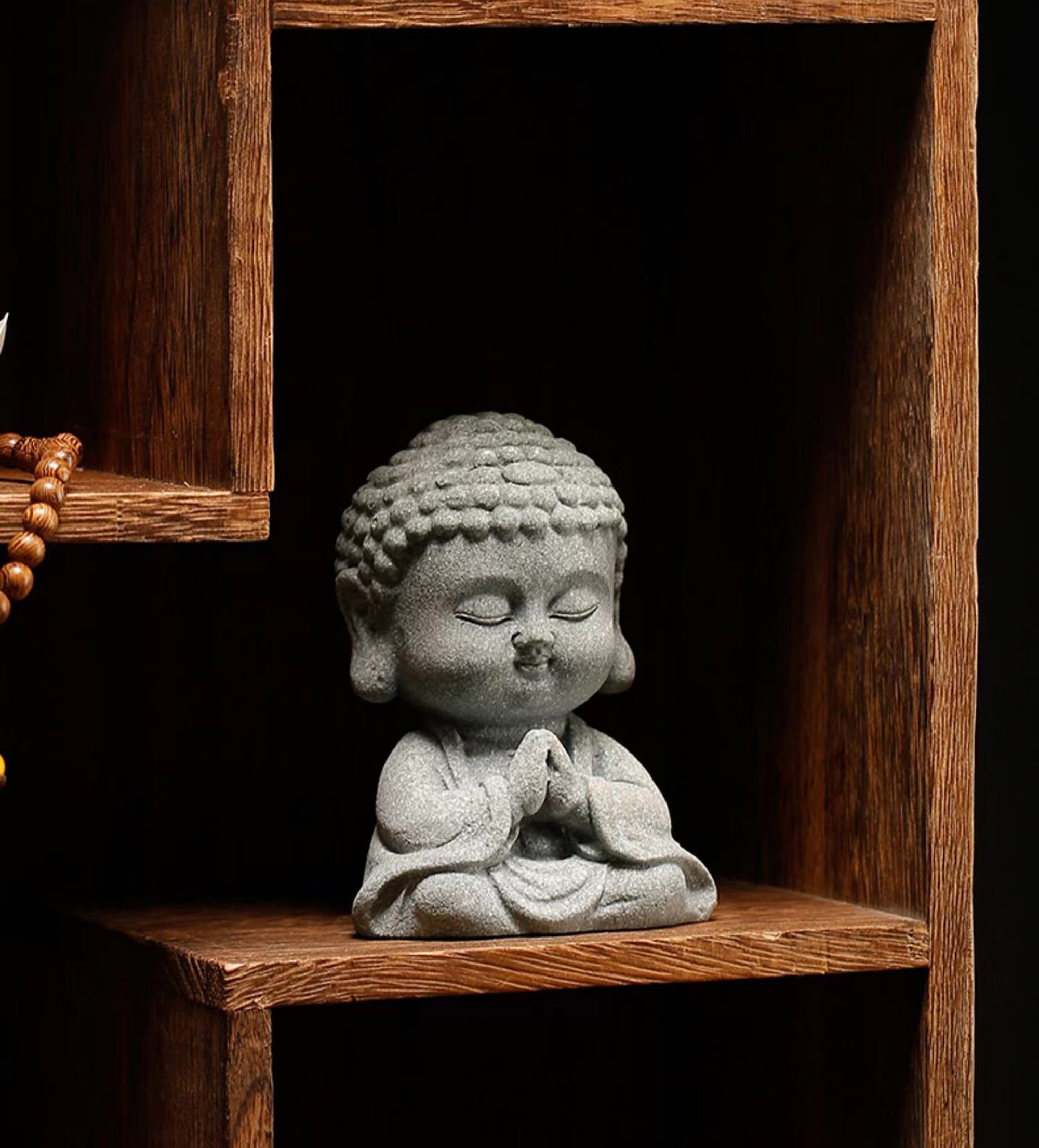 Mini Meditating Buddha Statue Buddha Sandstone Sculpture Zen Statue ...