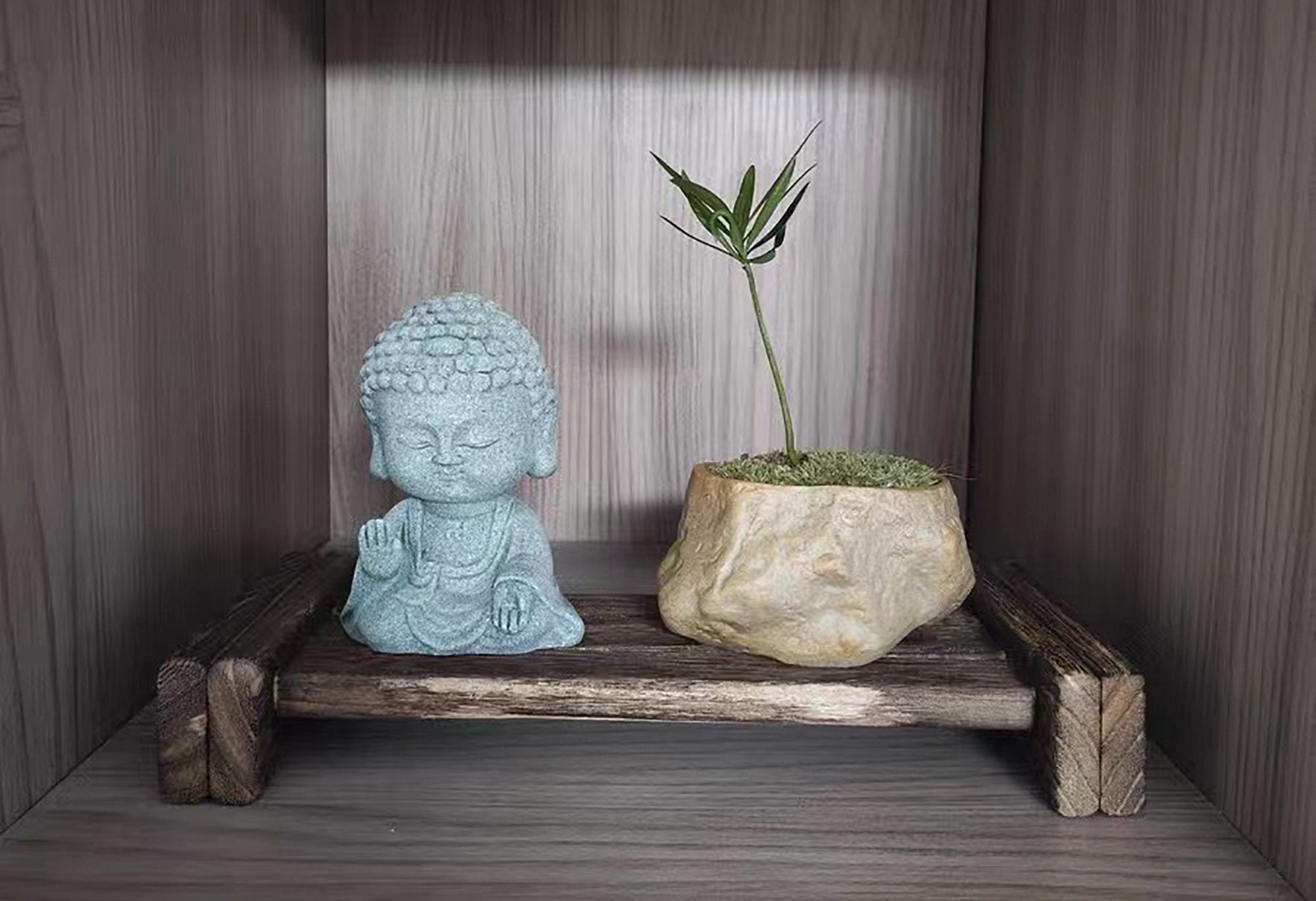 Mini Meditating Buddha Statue Buddha Sandstone Sculpture Zen Statue ...