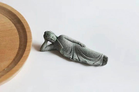 Mini Reclining Buddha Statue Buddha Sandstone Sculpture - Etsy