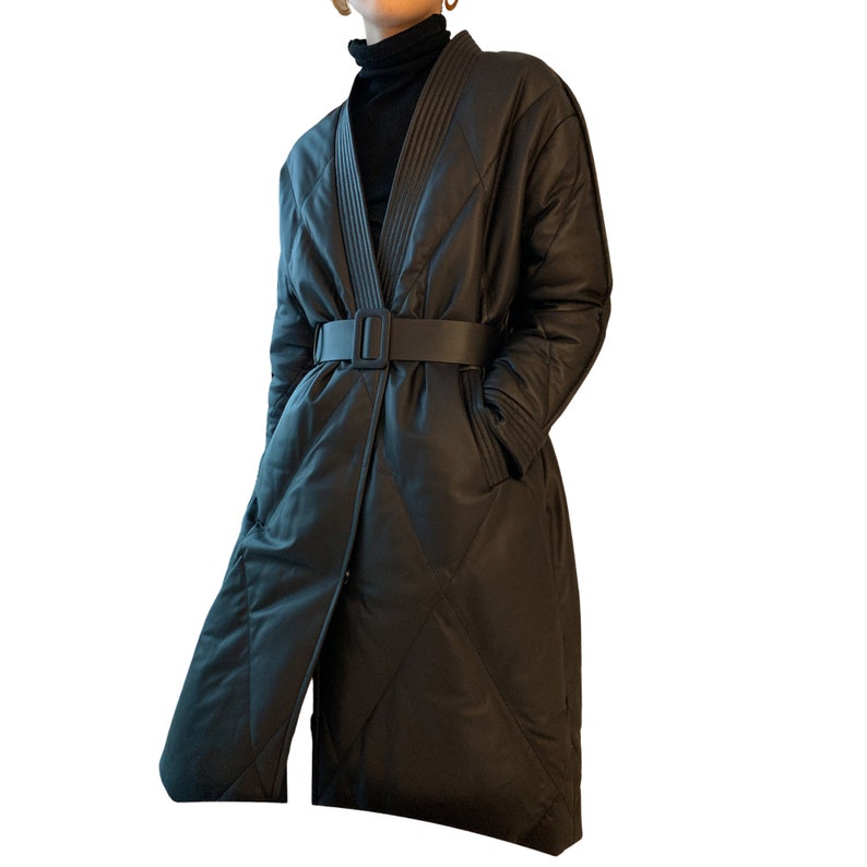 Kimono Puffer Jacket - Etsy