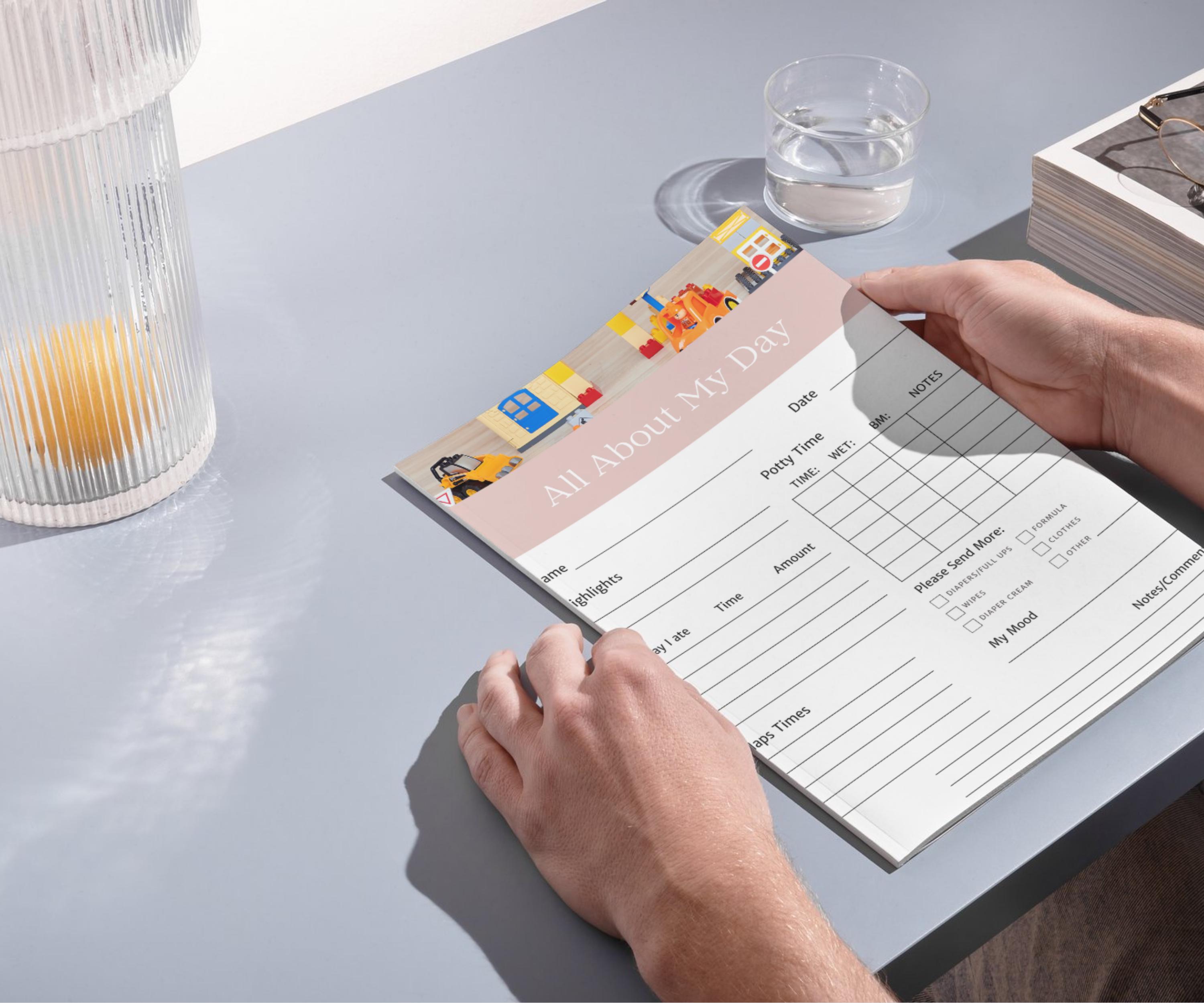 Daycare Report Mail, Daycare Printable, Day Care Report, Daily Log ...