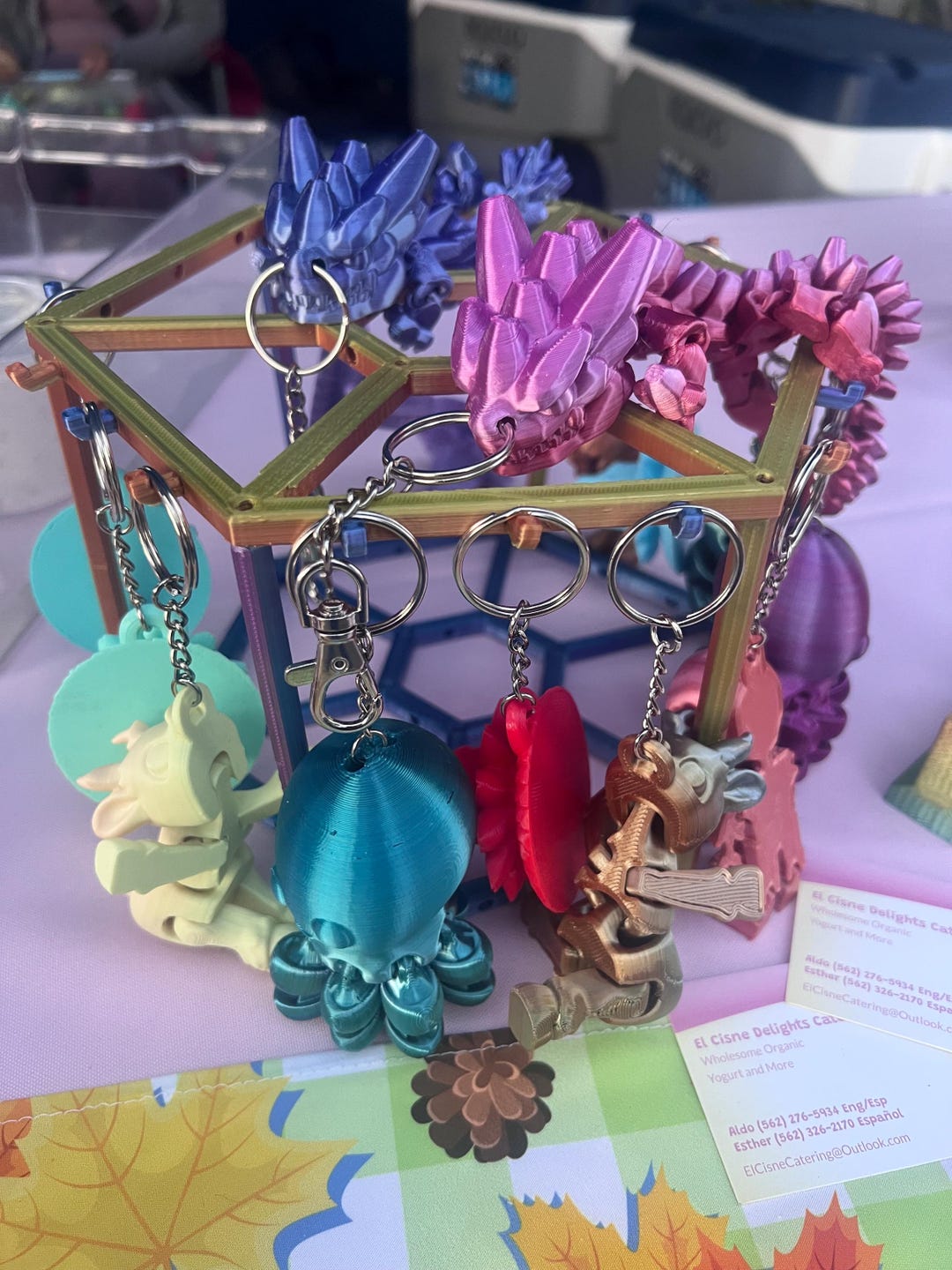 Articulated 3D Printed Key Chains - Etsy