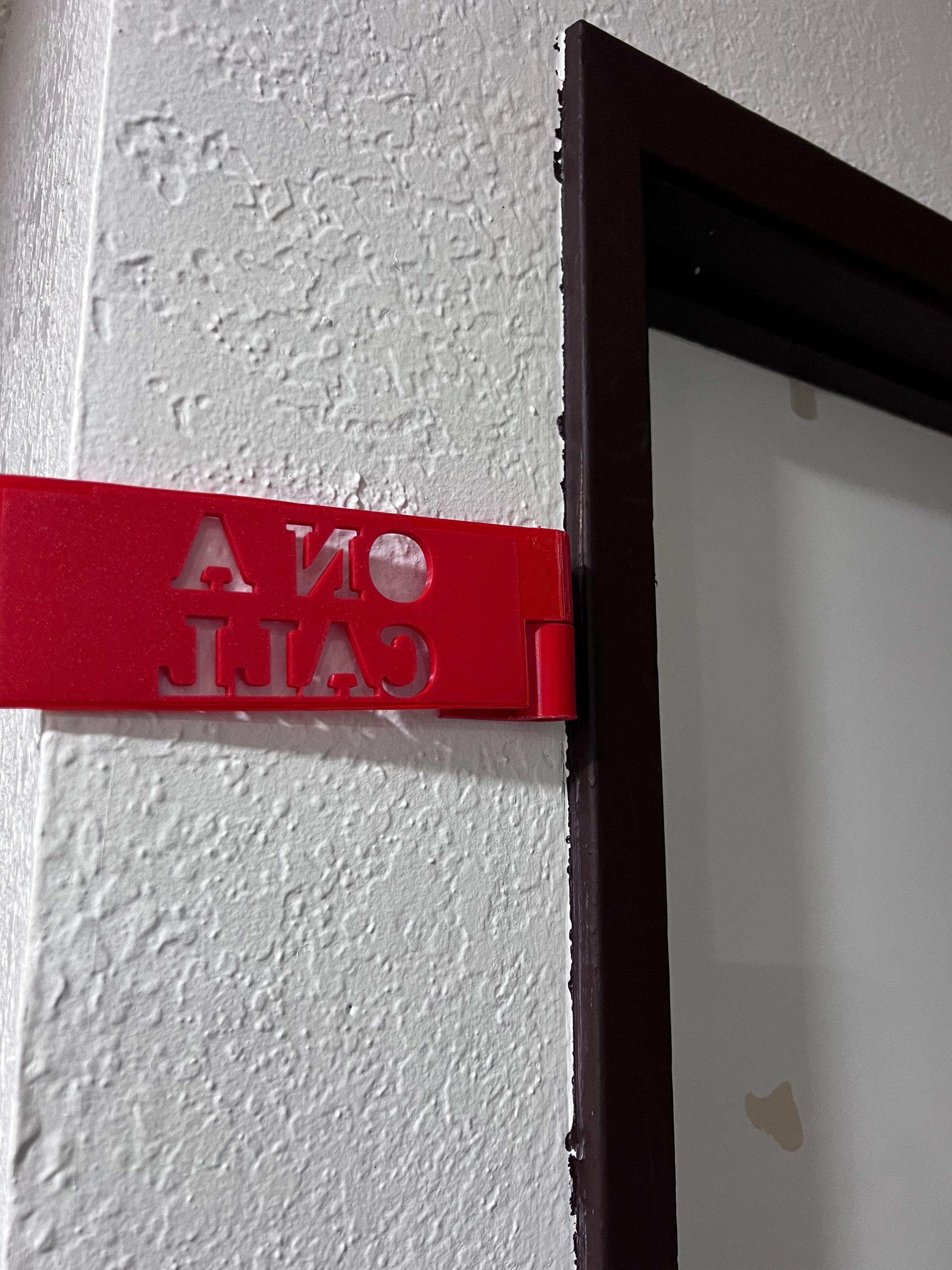 Wall Hanger Sign “ON A CALL” — Let Your Space Speak for You - Etsy