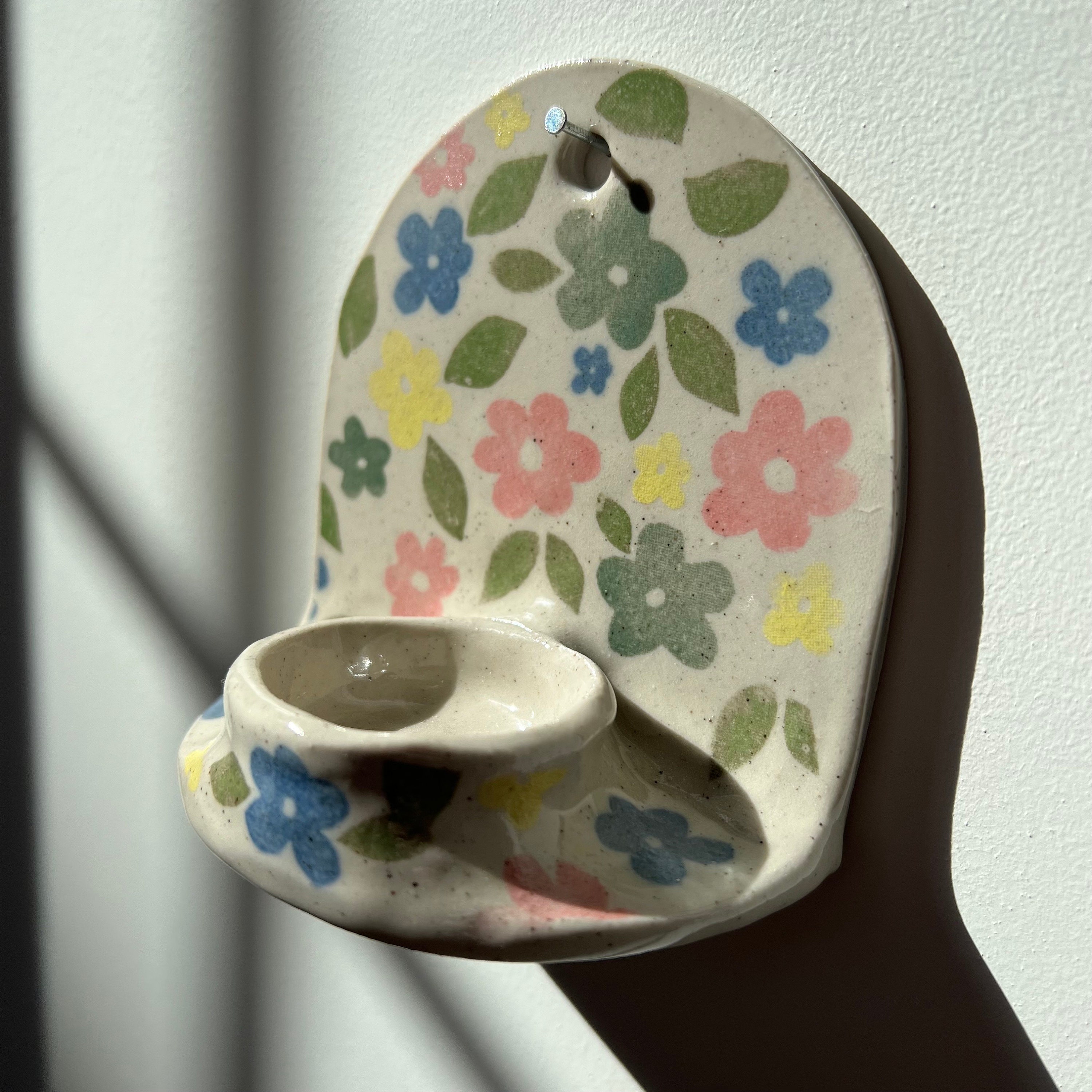 Ceramic Shelf, Wall Sconce, Ceramic Shrine, Wall Shelf, Ceramic Wall ...