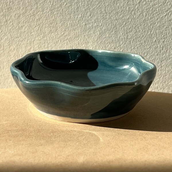 Blue Bowl - Etsy
