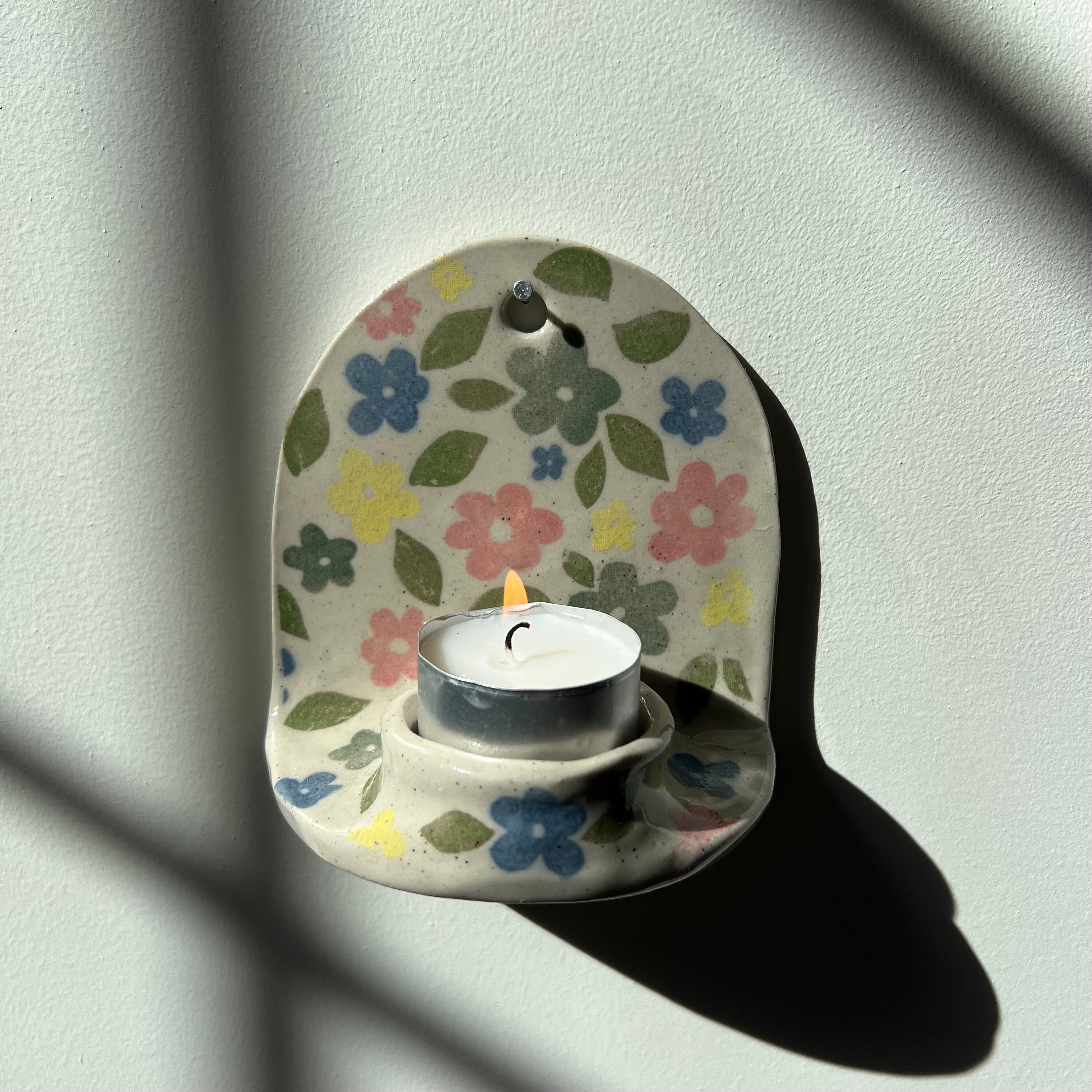 Ceramic Shelf, Wall Sconce, Ceramic Shrine, Wall Shelf, Ceramic Wall ...