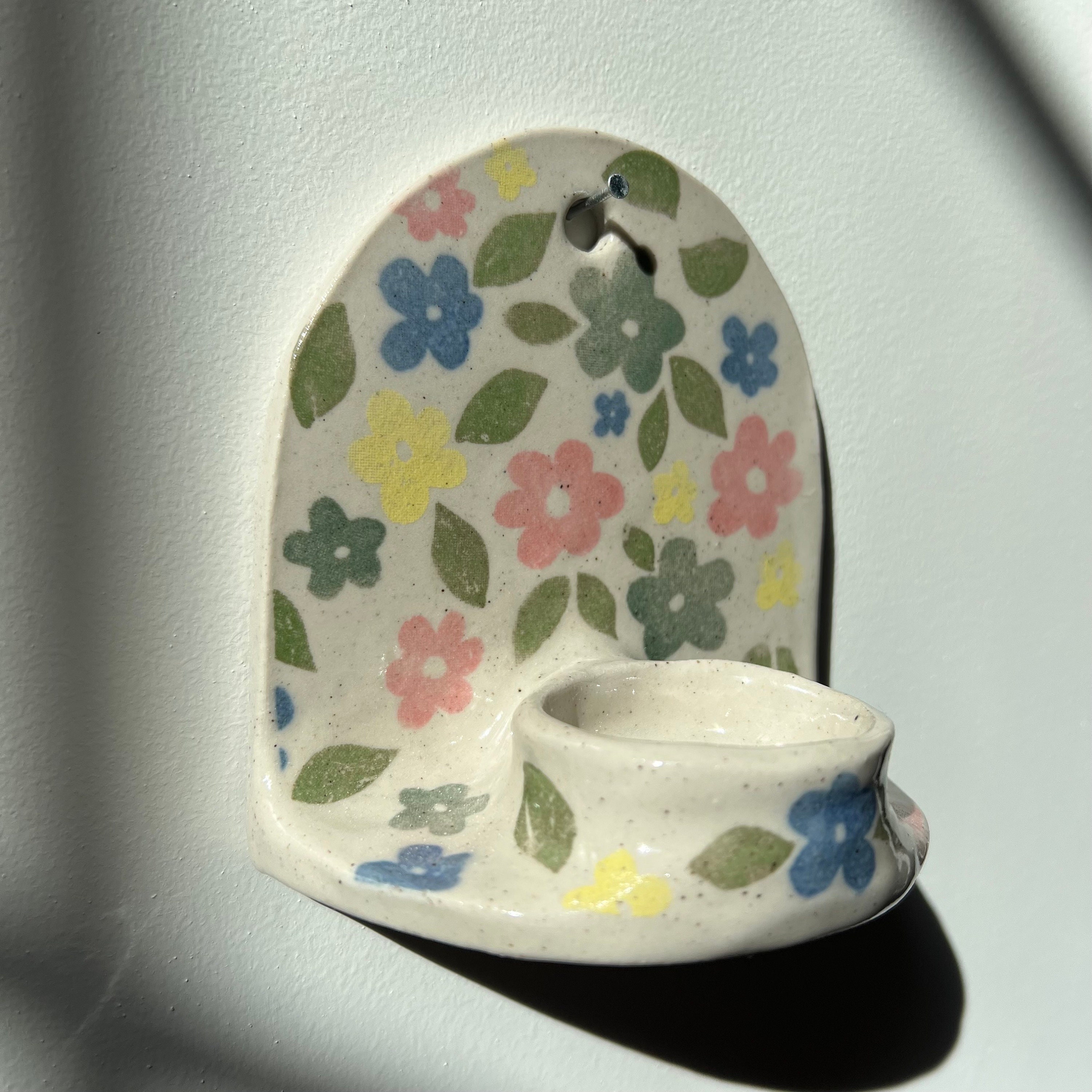 Ceramic Shelf, Wall Sconce, Ceramic Shrine, Wall Shelf, Ceramic Wall ...