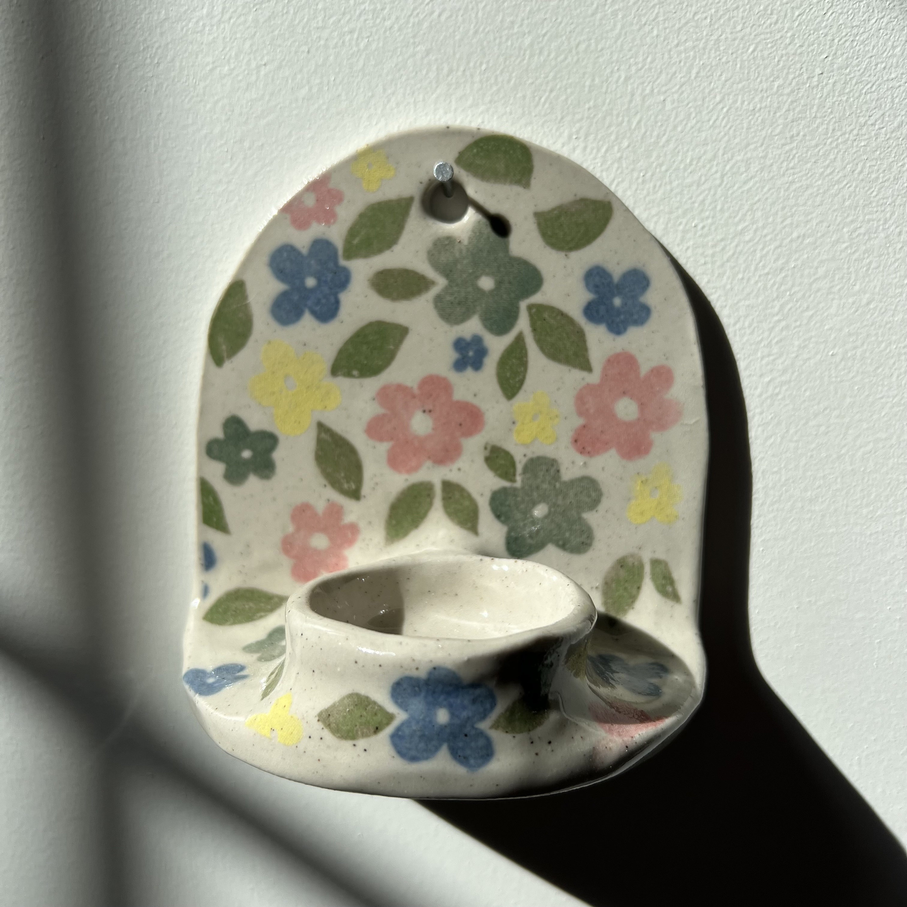 Ceramic Shelf, Wall Sconce, Ceramic Shrine, Wall Shelf, Ceramic Wall ...