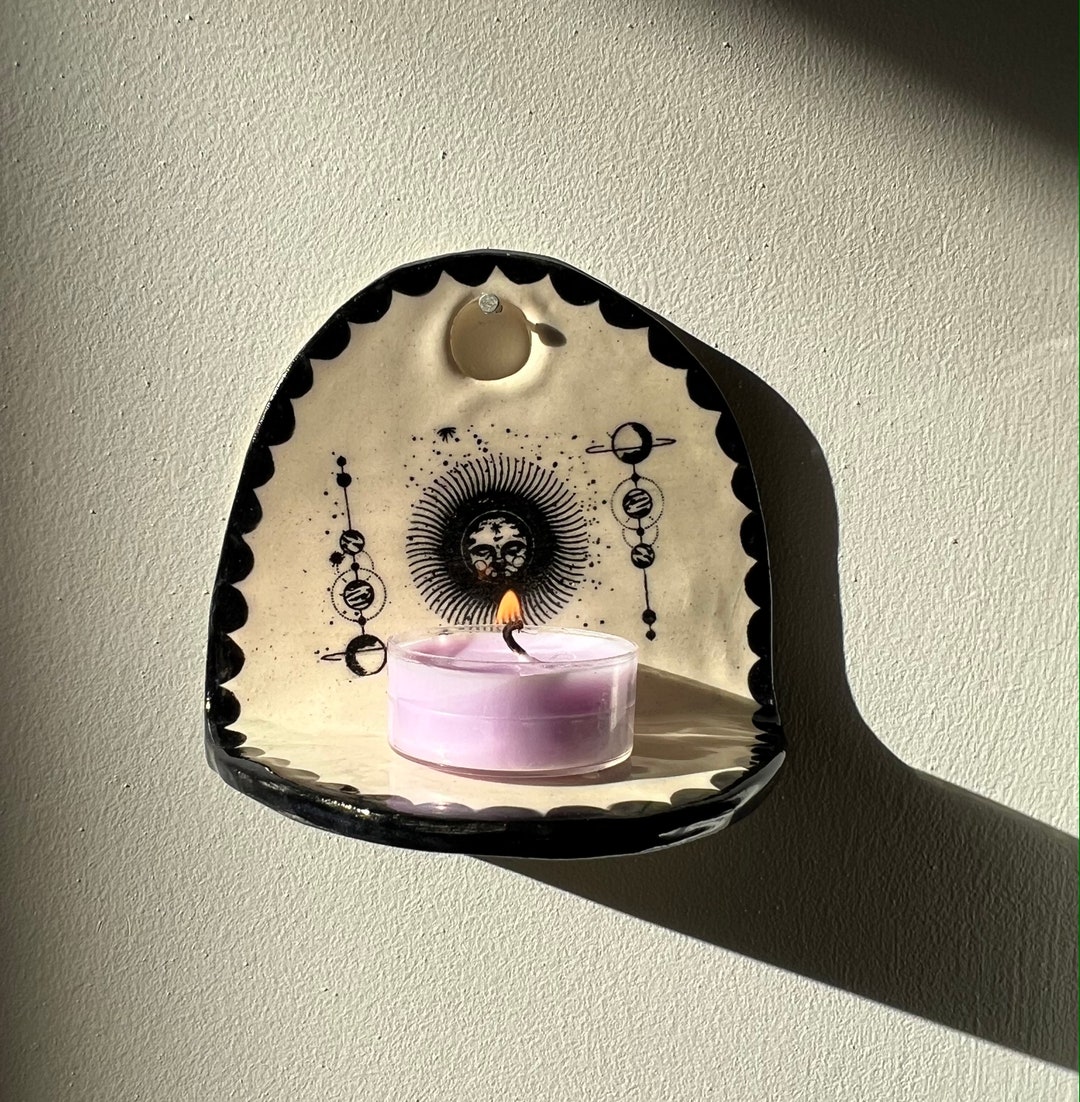 Ceramic Shelf, Wall Sconce, Ceramic Shrine, Wall Shelf, Ceramic Wall ...
