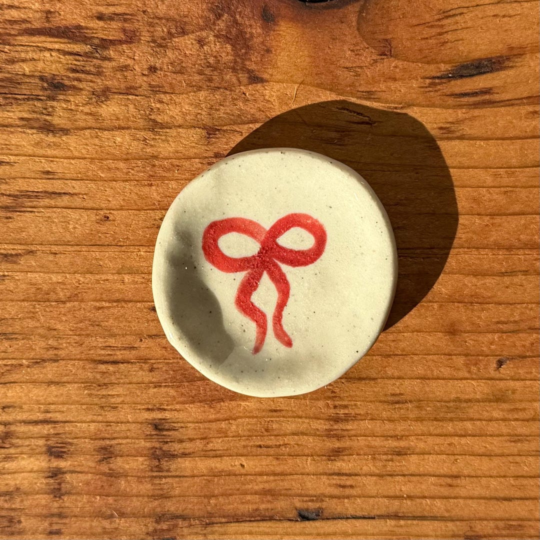 Mini Bow Ring Dish - Etsy