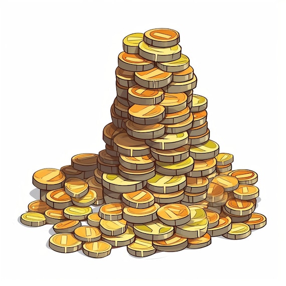 Coin Stack Clipart