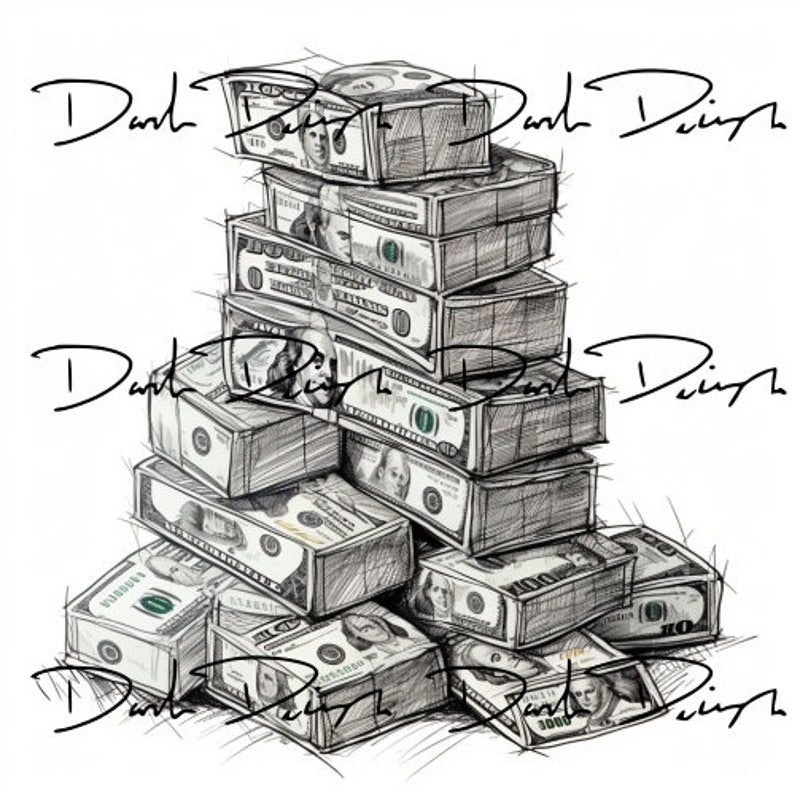 Man With Money Stack Svg - Etsy