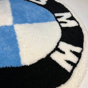 Tufted BMW Rug, 100% Handmade - Etsy