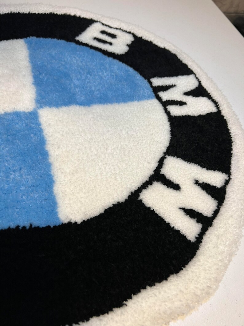 Tufted BMW Rug 100% Handmade - Etsy