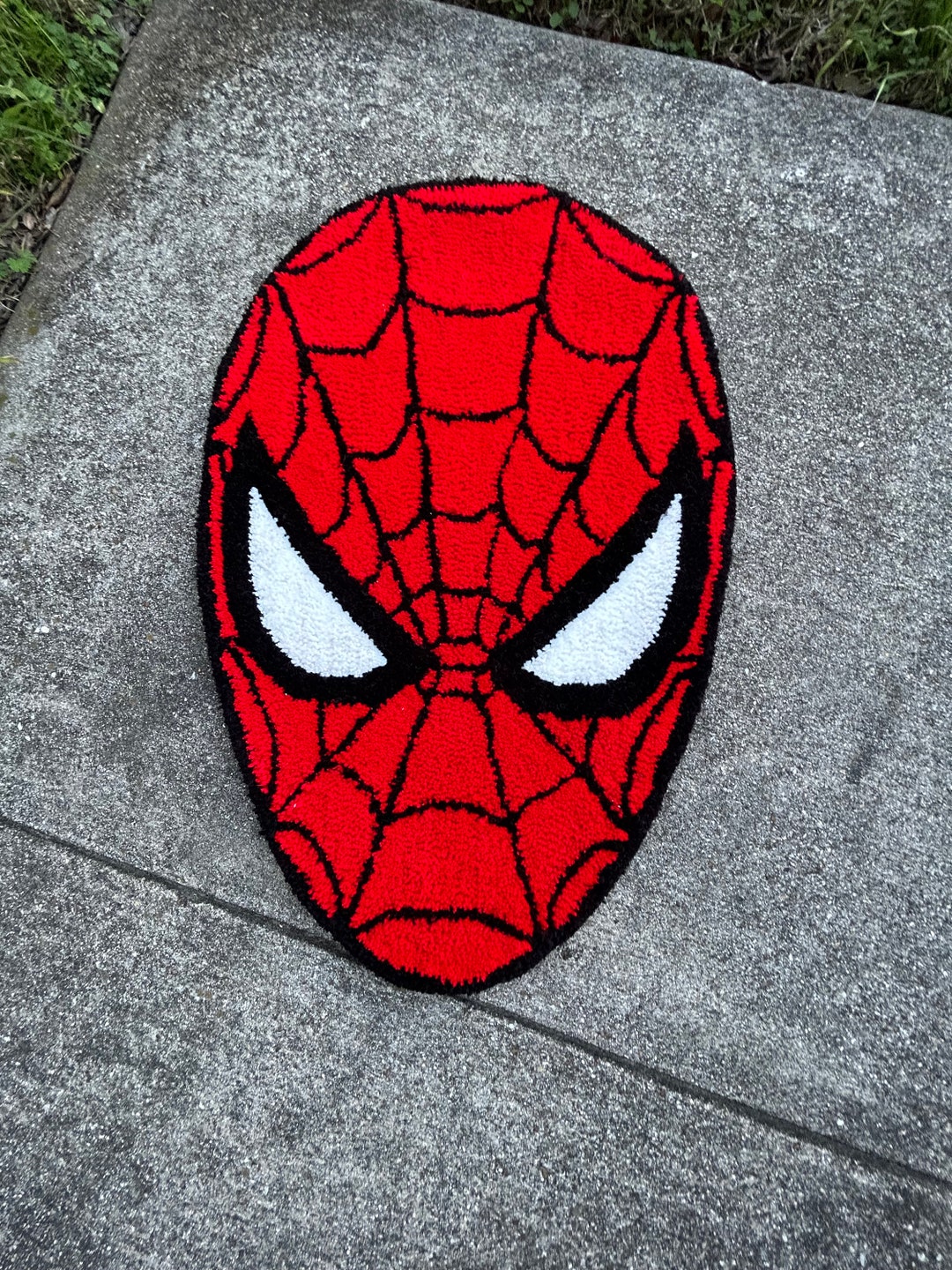 Tufted Spider-man Rug 100% Handmade - Etsy