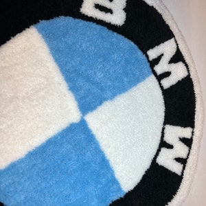 Tufted BMW Rug, 100% Handmade - Etsy
