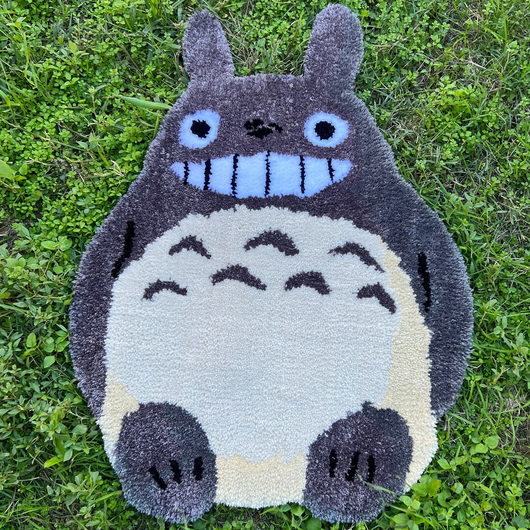 Totoro Tufted Rug 100% Handmade - Etsy