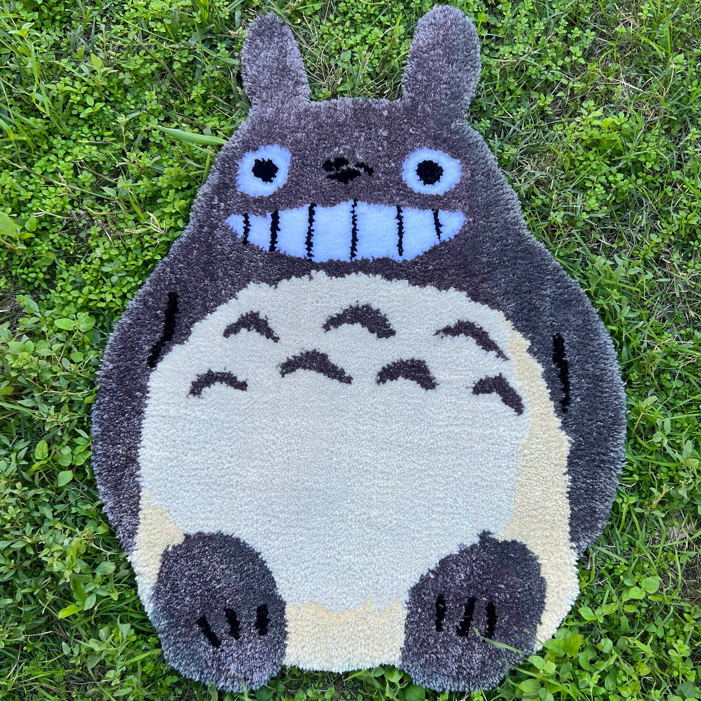 Totoro Tufted Rug 100% Handmade - Etsy