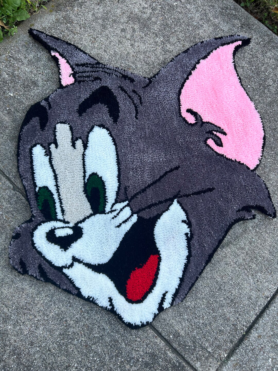 Tufted Tom Rug 100% Handmade - Etsy