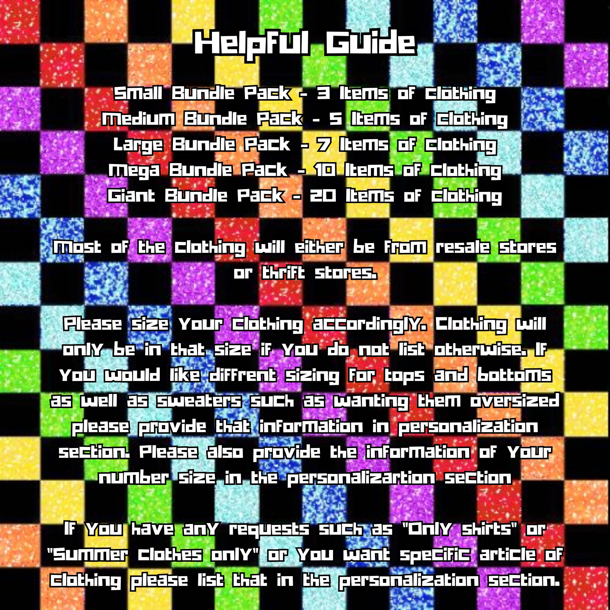 Fem & Masc Scene Core Clothes Style Bundle - Etsy