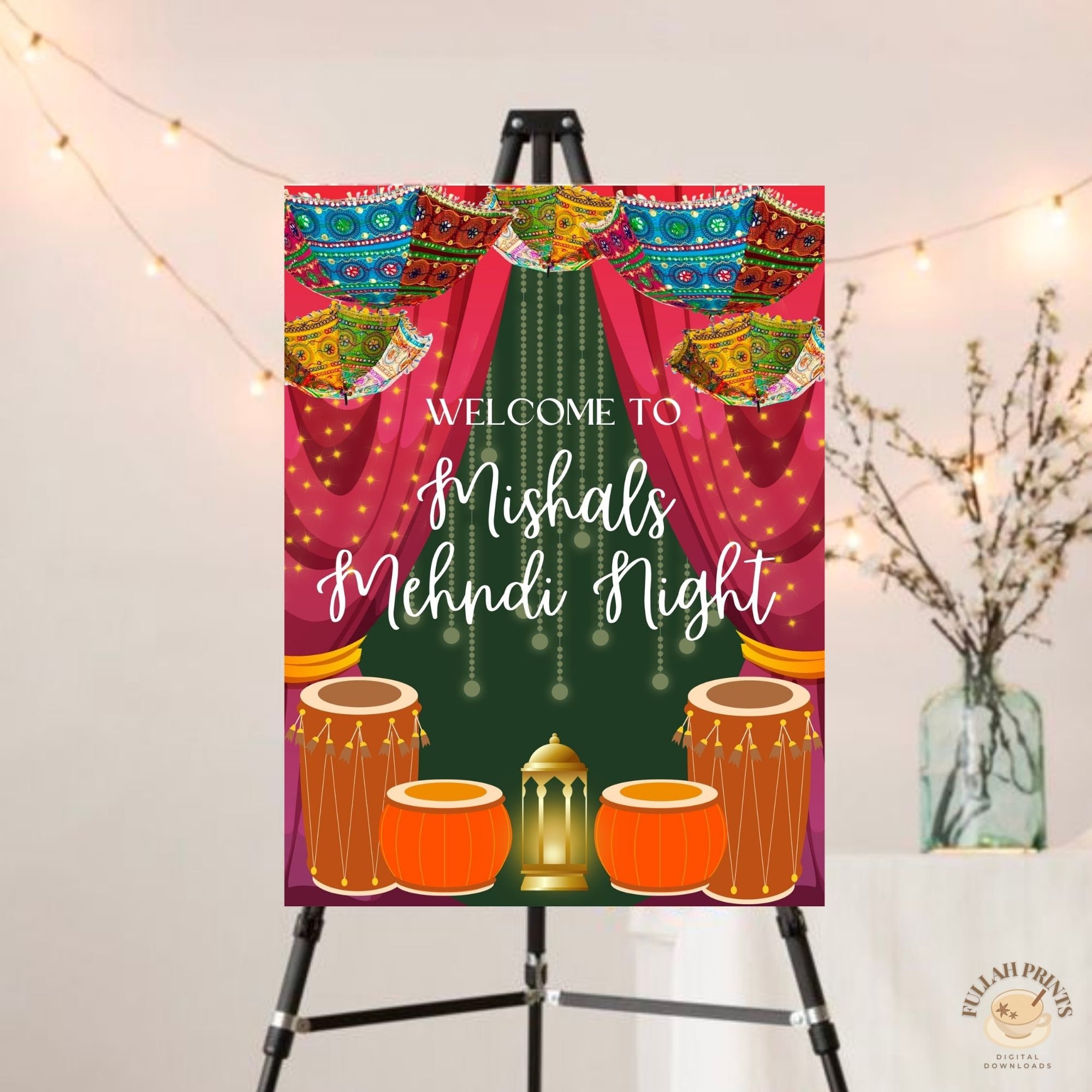 Mehndi Welcome Sign Mehndi Welcome Poster Mehndi Entrance - Etsy