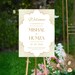 Islamic Wedding Welcome Sign: Elegant Gold Nikkah Shaadi Poster ...