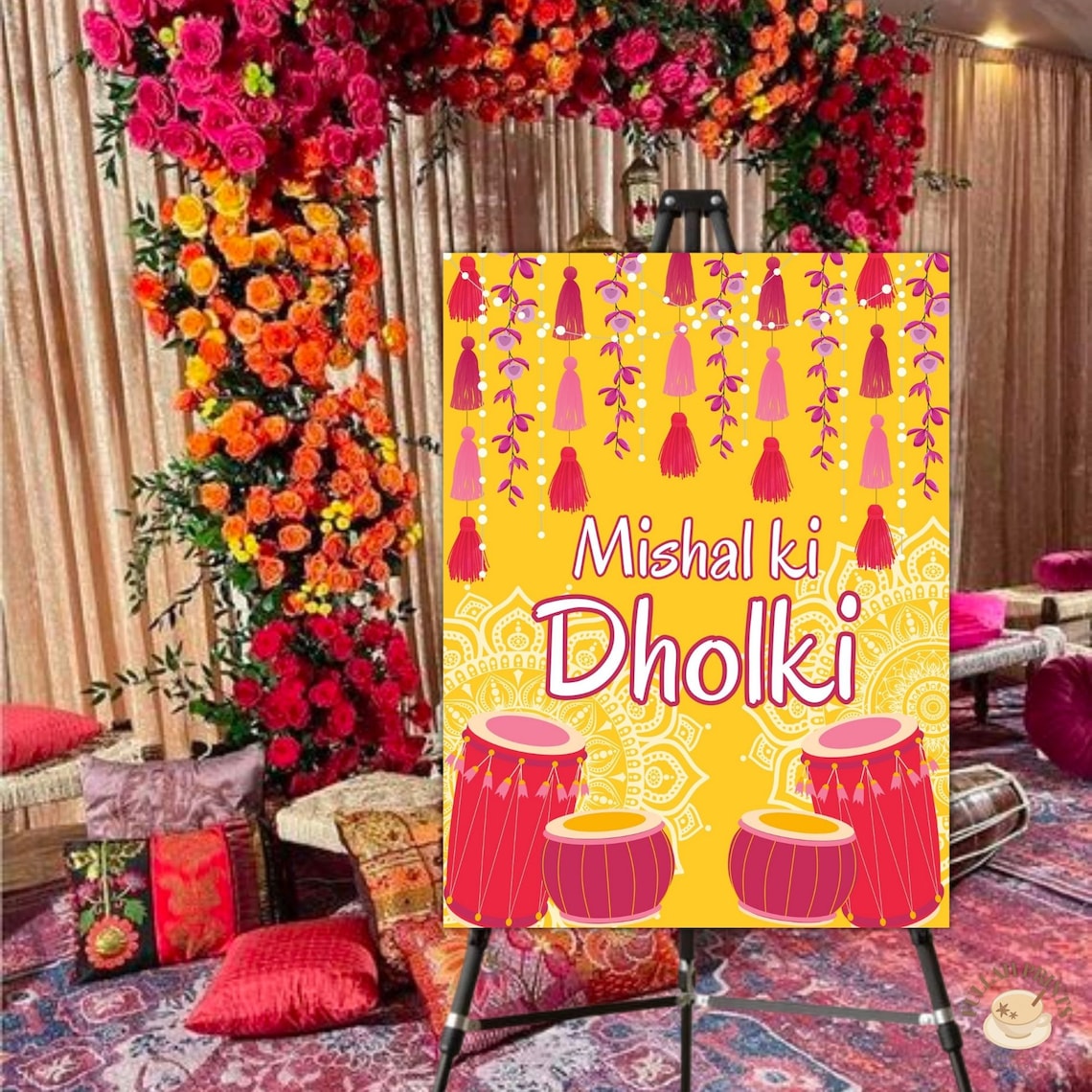 Dholki Sign Dholki Entrance Sign Digital Download Dholki or - Etsy