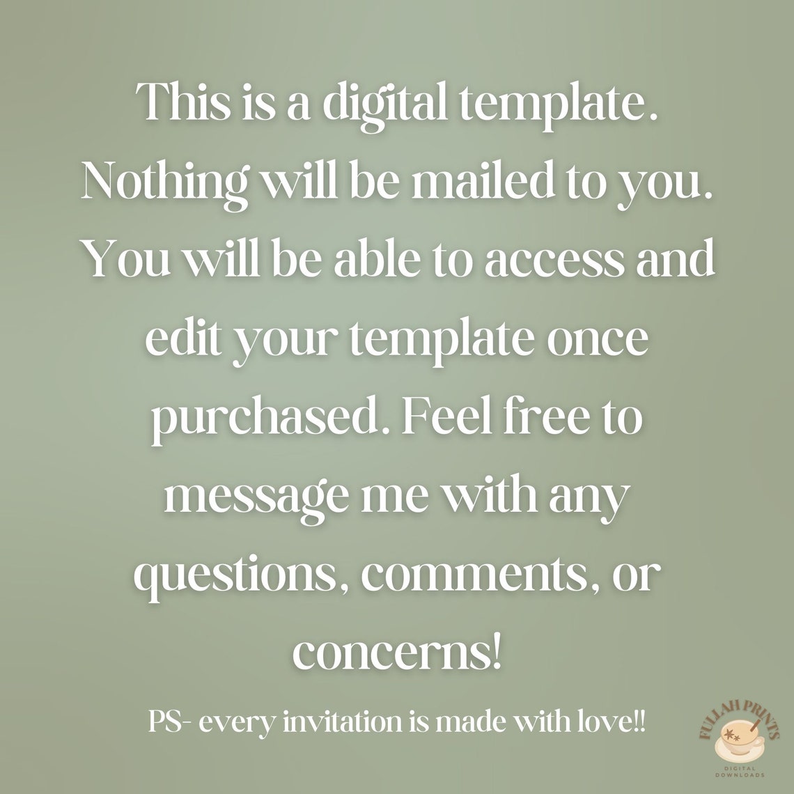 Sage Green Elegant and Luxurious Nikkah Invitation, Nikkah Evite ...