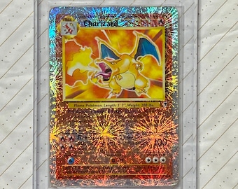 Charizard legendary reverse - Etsy España