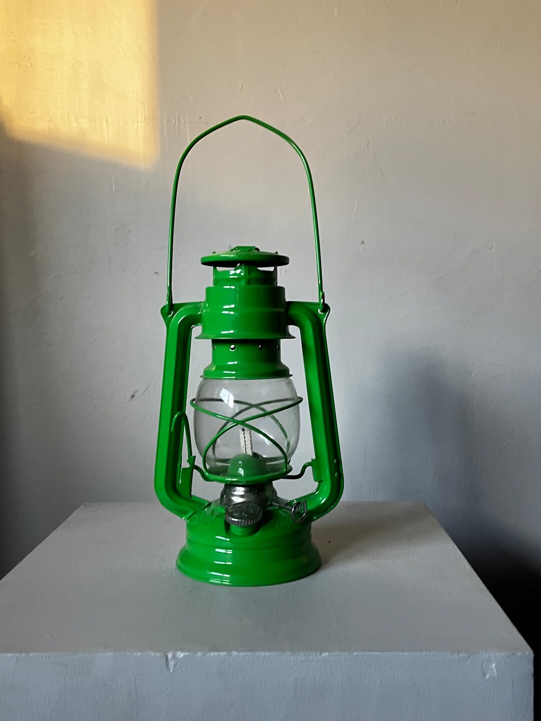 Lime Green Vintage Meva Hurricane Lantern Type 863 Made in Czech ...