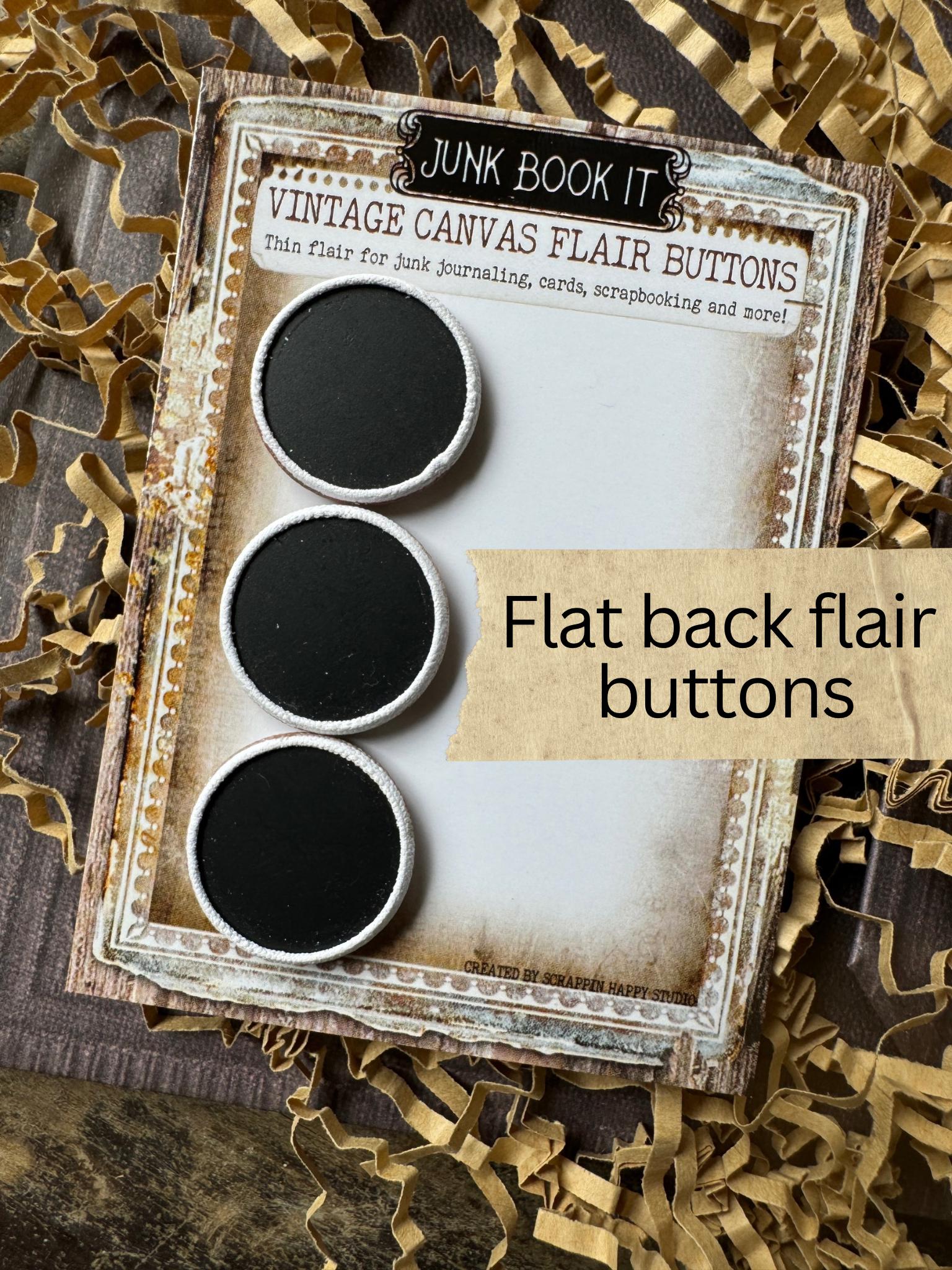Tattered Photos Canvas Flair Buttons, Lady Photos Junk Journaling, Old ...