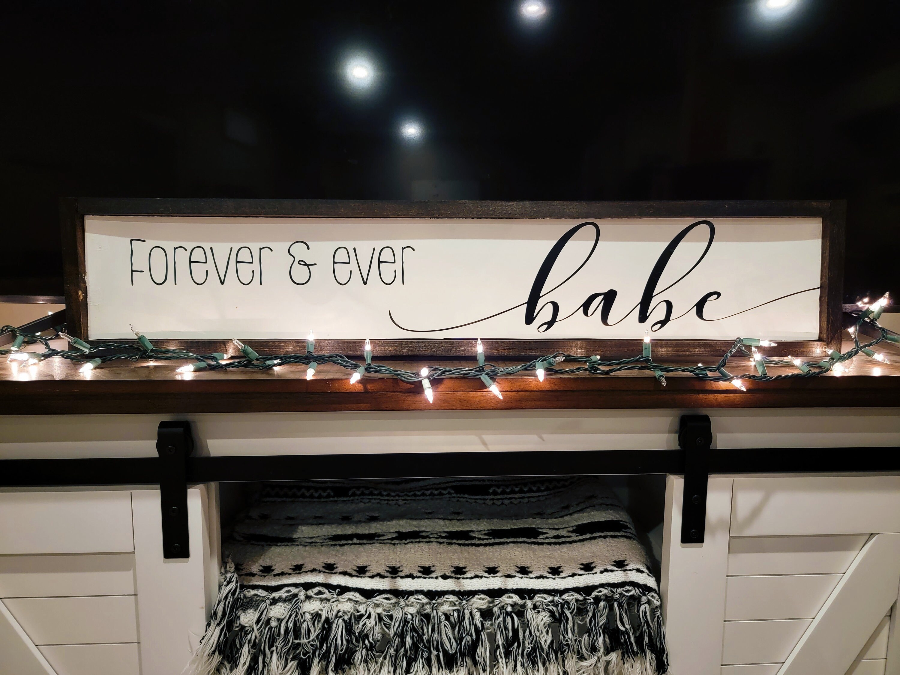 Forever and Ever Babe Wooden Sign - Etsy