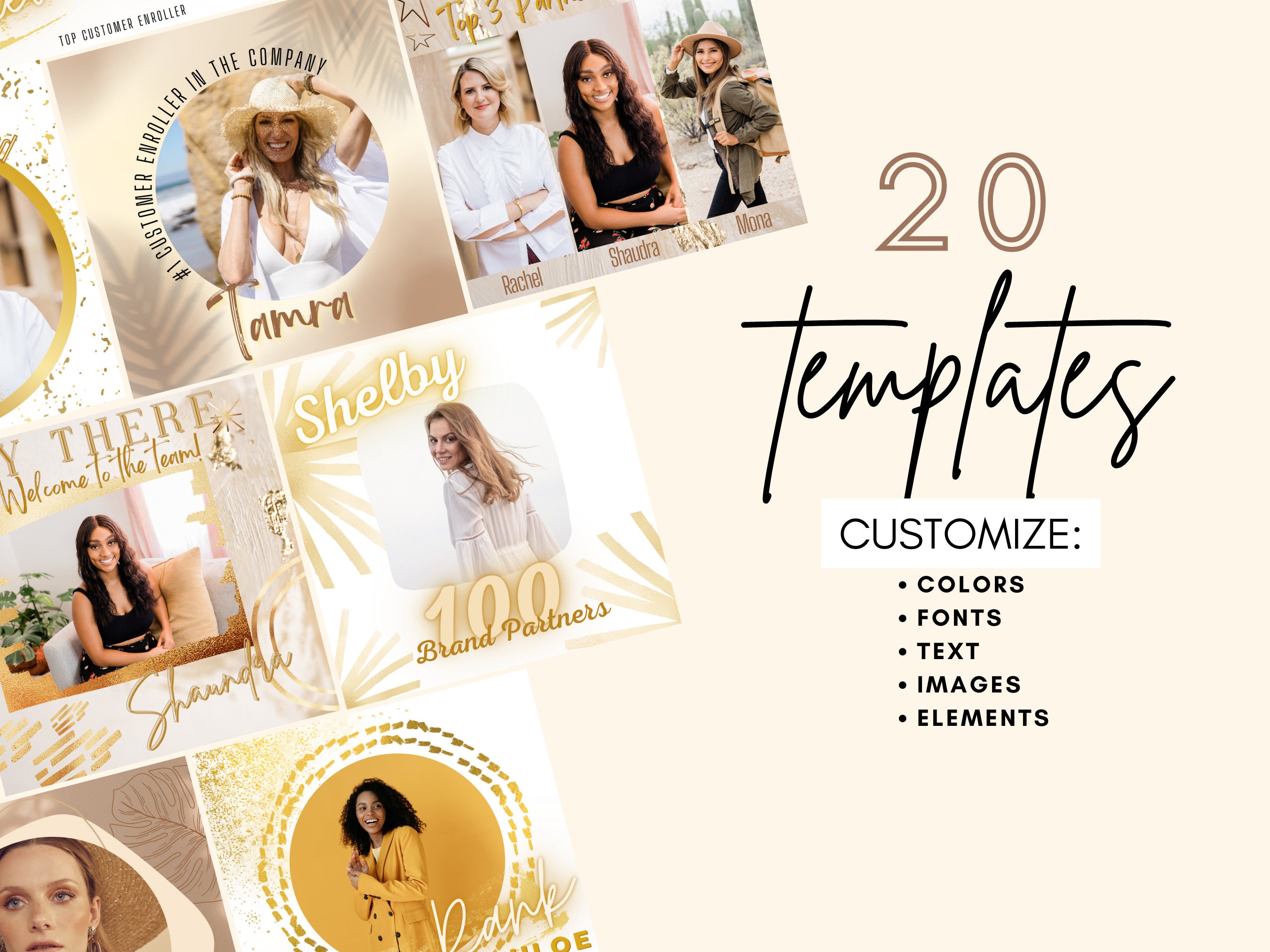 Social Media Shout Out Templates for Network Marketers - Etsy Social Media Shout Out Templates for Network Marketers - Etsy