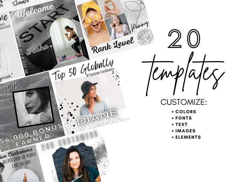 Social Media Shout Out Templates for Network Marketers - Etsy